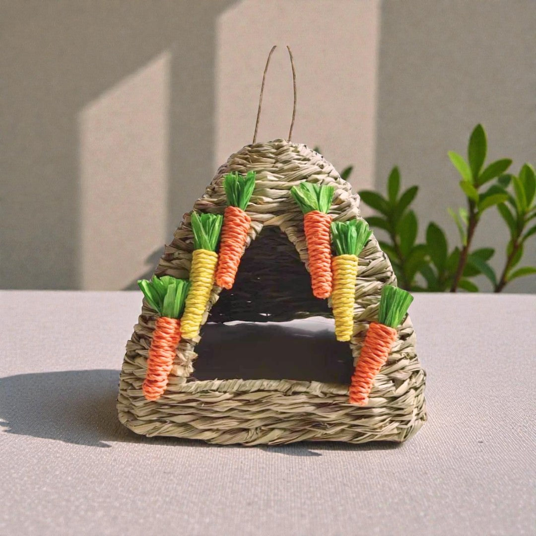 Ozzy Pets Grass Carrot Hut – Guinea Pigs Australia