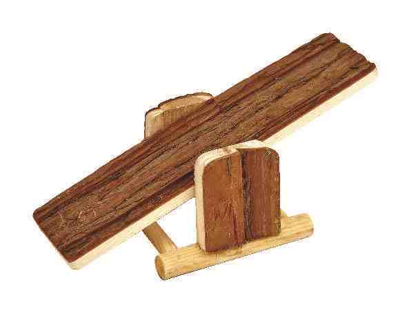 Natural Bark See Saw – Guinea Pigs Australia